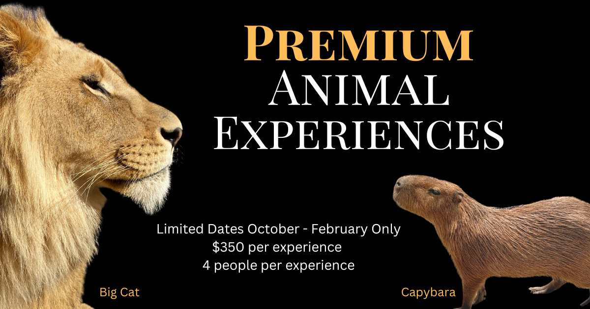 Premium Animal Experiences - AL Gulf Coast Zoo